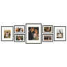 Three Posts™ Luray 7 Piece Matte Metal Gallery Picture Frame with Real Glass Set & Reviews | Wayfair